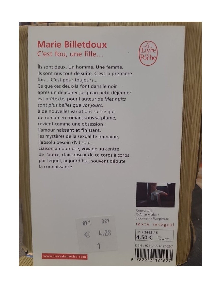 C'est fou, une fille de Marie Billetdoux